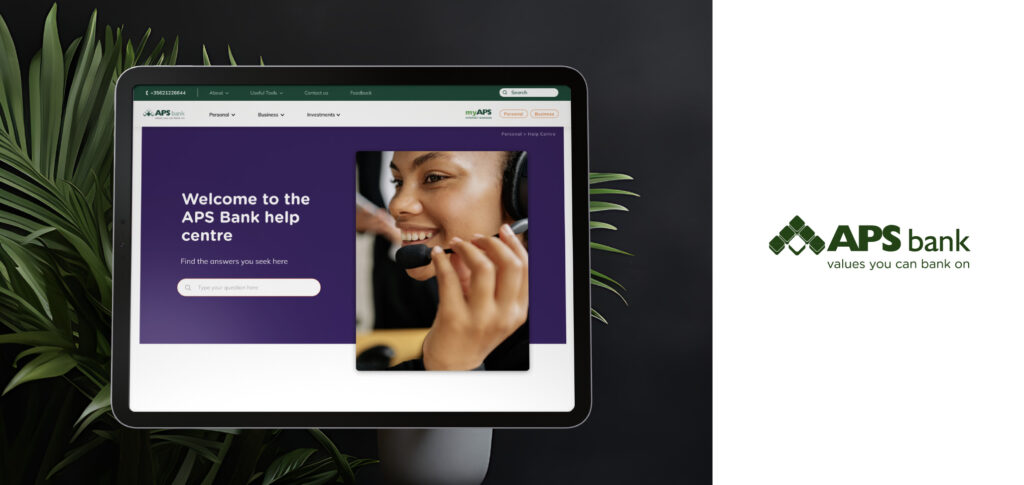 Website Redesign & Upgrade for APS Bank - 9H Digital Malta